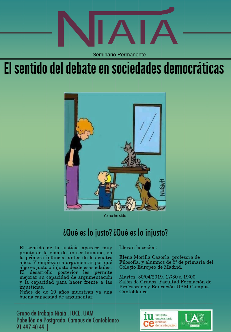 ¿Qué es lo justo? ¿Qué es lo injusto? – NIAIÁ